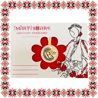 Martisor Bratara Inox Banut Te iubesc mama