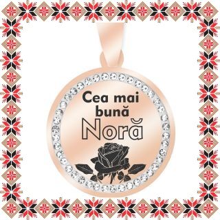 Martisor Bratara Inox Banut Auriu Floare Speranta