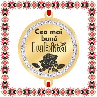 Martisor Bratara Inox Banut Floare Speranta