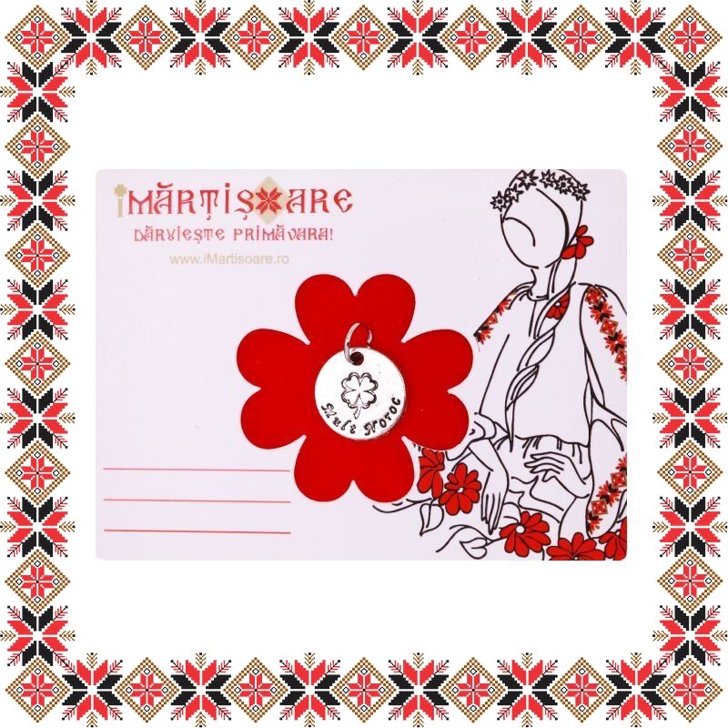 Martisor Pandantiv Banut Norocos Mult Noroc