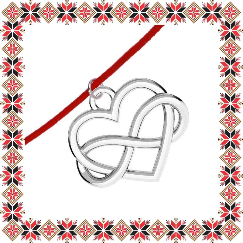 Martisor Bratara Argint 925 Inimioara Infinit