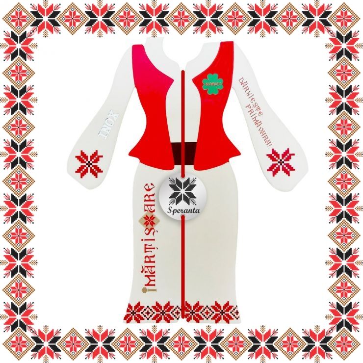 Martisor Bratara Inox Banut Floare Speranta